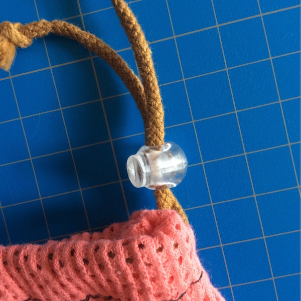 CLEAR 10pcs ,50pcs, 100pcs Single Hole Round Ball Cordlock Cord Lock ...