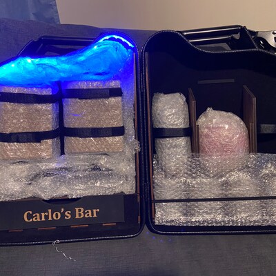 20 L Custom Jerry Can Mini Bar for a Gift, Chess Set Present for the ...