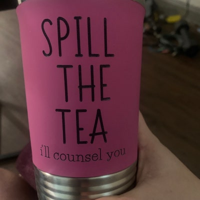 Spill the Tea Tumbler Gift for School Counselor Guidance - Etsy