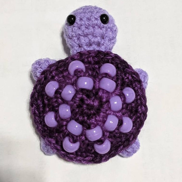 Beaded Fidget Turtle Crochet Pattern: Beginner Friendly, No Sew ...