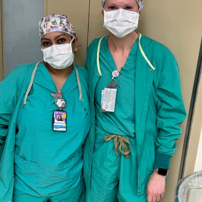 Face-lift Markings Scrub Cap, Plastic Surgeon Hat, Cosmetic Surgery ...