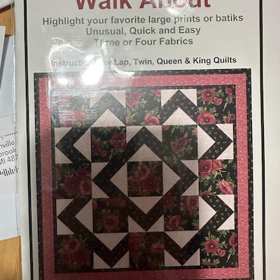 A Gathering Quilt Pattern, Complete Block of the Month Pattern Set by ...