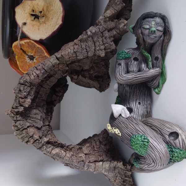 Happy Forest Goblin Figurine - Polymer Clay Sculpture - Goblincore ...