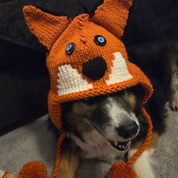 Adult Hand Knit “becky” and “wrath of Becky” Fox Hat - Etsy