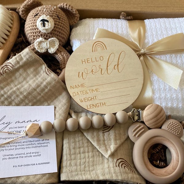 Expecting Mom Gift Box, New Mom Pregnancy Care Package, Future Mom Gift ...