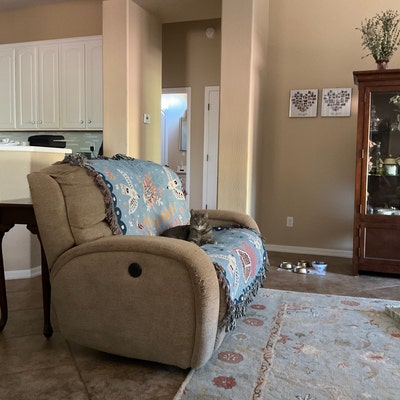 Jewish Home Blessing Decor Modern Jewish Art Hanukkah Throw Blanket ...