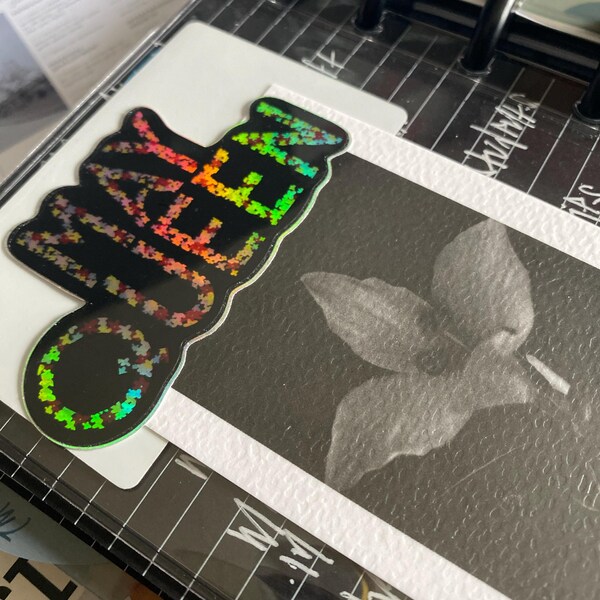 Goth Postcard Skull and Floral Print Spooky Stationery Design Goth Mail ...