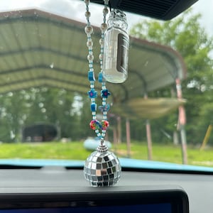 Mini Disco Ball Keychain Smiley Face Charm - Etsy