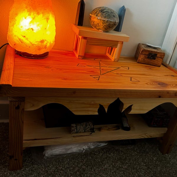 The Raven Altar Table - Etsy