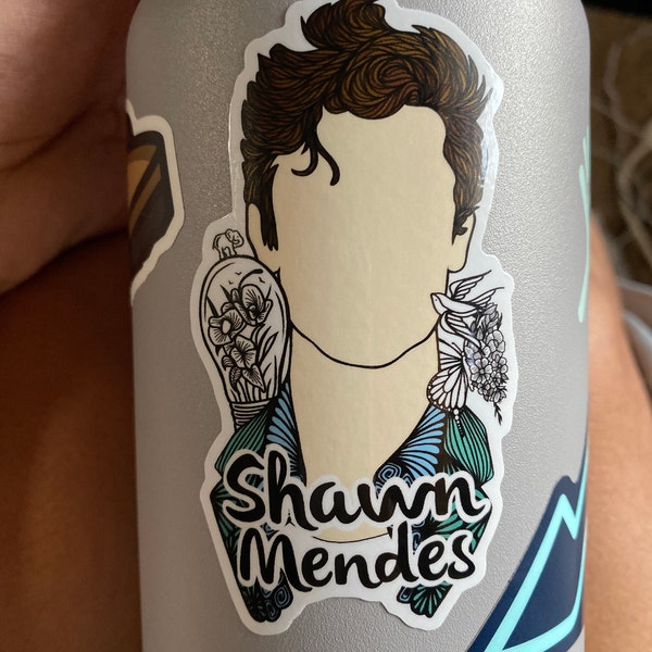 Shawn Mendes Sticker WATERPROOF - Etsy