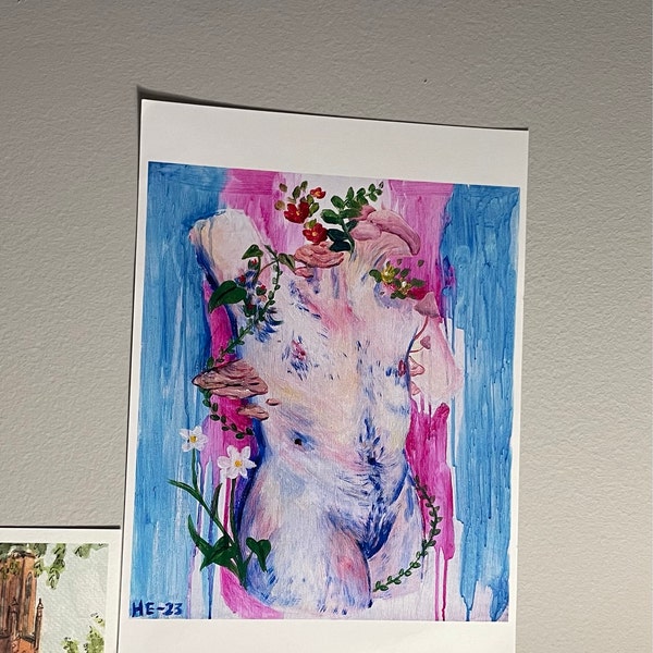 Trans Masc Body Print A4 and A5 - Etsy