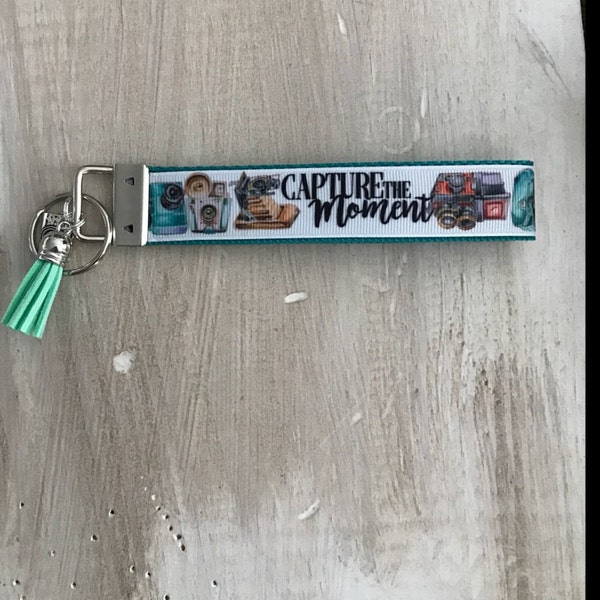 Camera Key Fob - Photography Key Fob - Photographer Gift - Capture the ...