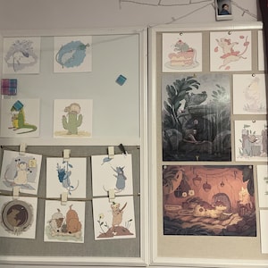 Deer Rat Art Print 8x8 - Etsy