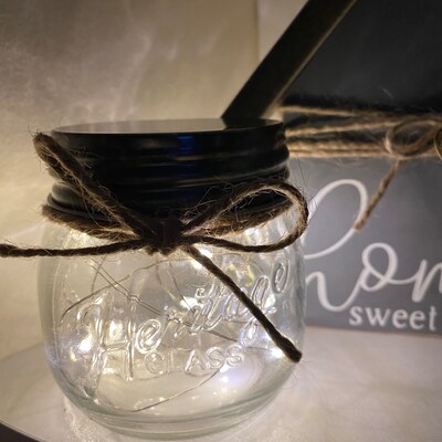 Mason Jars Fairy Lights Rustic Farmhouse Decor Home - Etsy