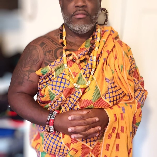 Ghana Handwoven Kente Fabric/kente Cloth Called Fatia Fata Nkrumah - Etsy