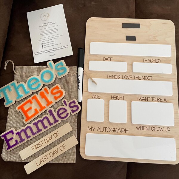 Personalized Elf Accessory, Dry Erase Reusable Elf Prop, Christmas ...