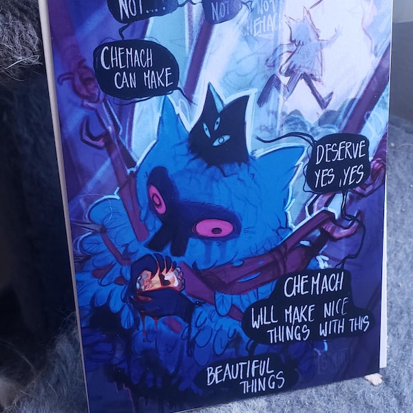 Cult of the Lamb Print | Cotl - Illustration - Indie Game - Creepy ...