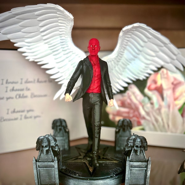 Lucifer Figure | Lucifer Morningstar Statue | Tom Ellis Figure ...
