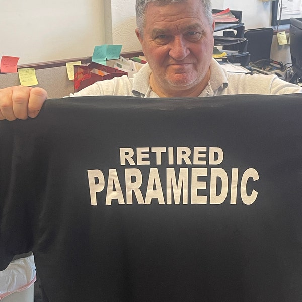 Personalized (hybrid) FIRE/EMS T-shirt With 2 Sleeve Prints American ...