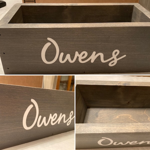 Personalized Wood Cards Box, Last Name Card Holder for Wedding, Wedding ...