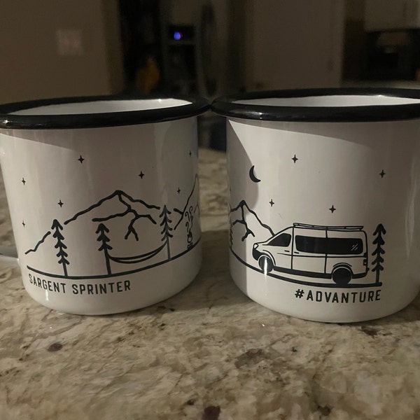 Personalised Vanlife Mug Custom Camping Mug Vanlife Gift Van Life Mug ...