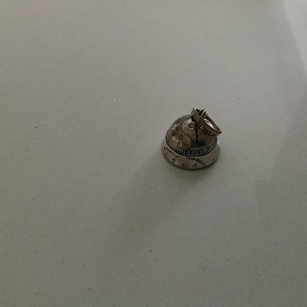 Handmade Half Dollar Coin Bell - Etsy