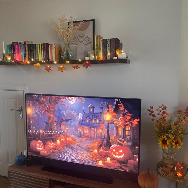 Black Leaf Fairy Lights Gothic Wedding Table Decor Garland Dark ...