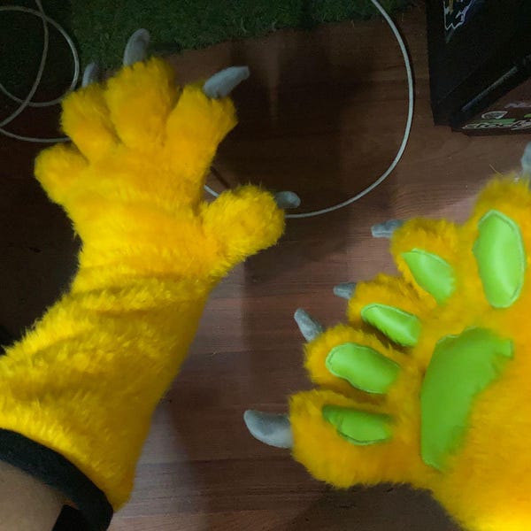 Pattern and Tutorial: Shaped 5-digit Handpaws - Etsy