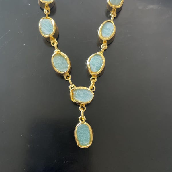 Raw Gemstone Choker Necklace Choker Gemstone Necklace Raw Crystal ...