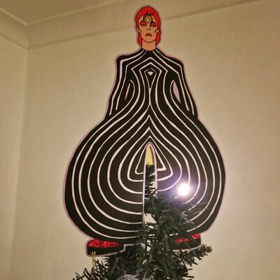 Hand Glittered Rocketman Tree Topper Gift for Music Fans - Etsy UK