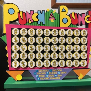 The Price is Right punch a Bunch Pricing Game 6.5 in High X 7.5 in Wide ...