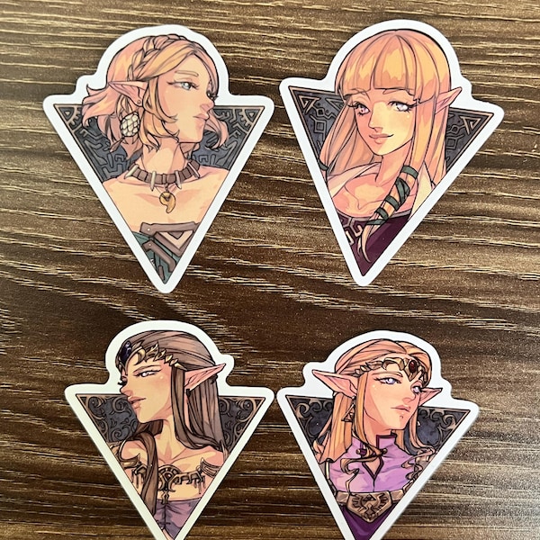 Princess Zelda Stickers - Etsy