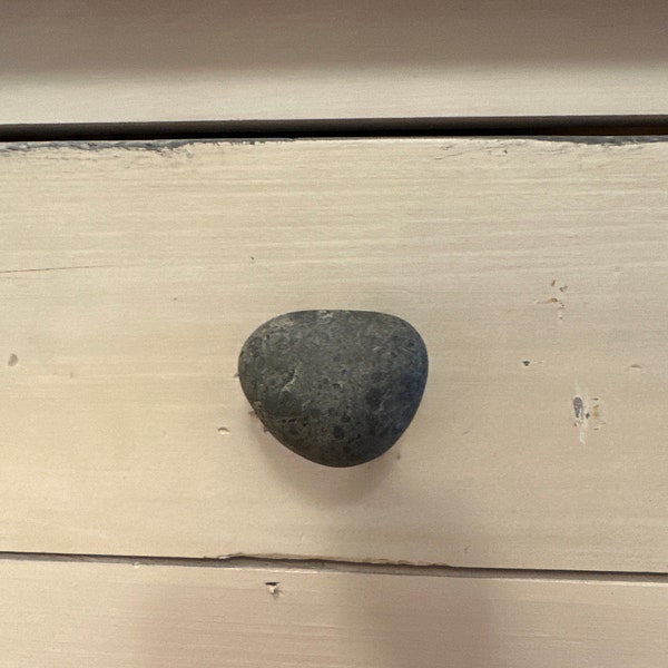 Beach Stone Drawer Knobs: Nautical Decor Cabinet Pulls - Etsy