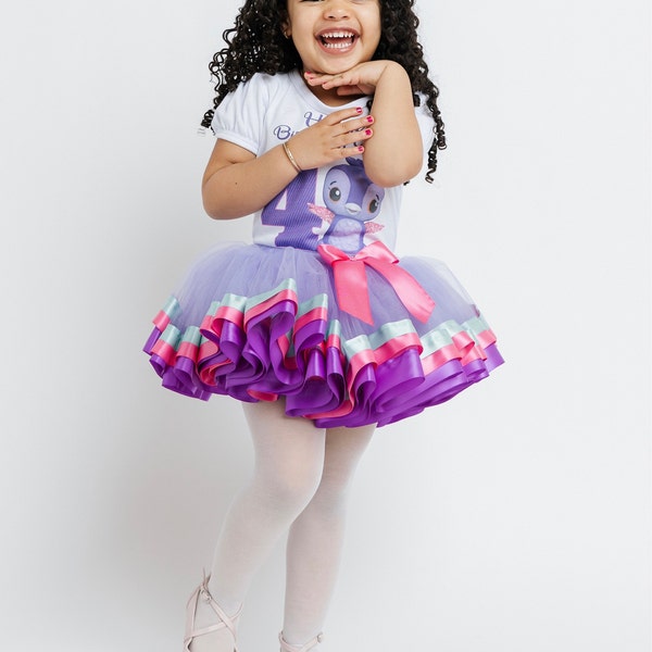 Whale Birthday Tutu Outfit Any Age Under the Sea Pink Purple Aqua Ocean ...