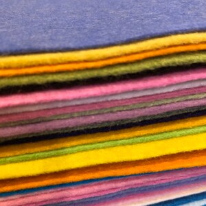 Choose Any 7 Eight Piece Felt Collections High Quality Wool Felt ...