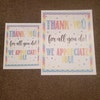 Appreciation Week Printable Sign Teacher and Staff Employee, Instant ...
