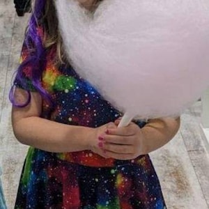 Christmas Rose Twirly Dress Holiday Green Red Pockets - Etsy