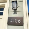 Lighted Address Sign, Address Plaque, Large Modern Personalized Marker ...