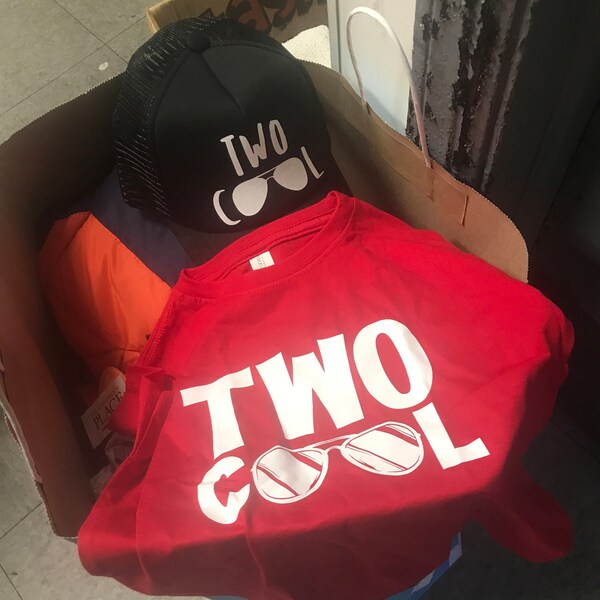 Two Cool Hat - 2nd Birthday Hat Boy - Two Hat - 2 Year Old Boy Gift ...