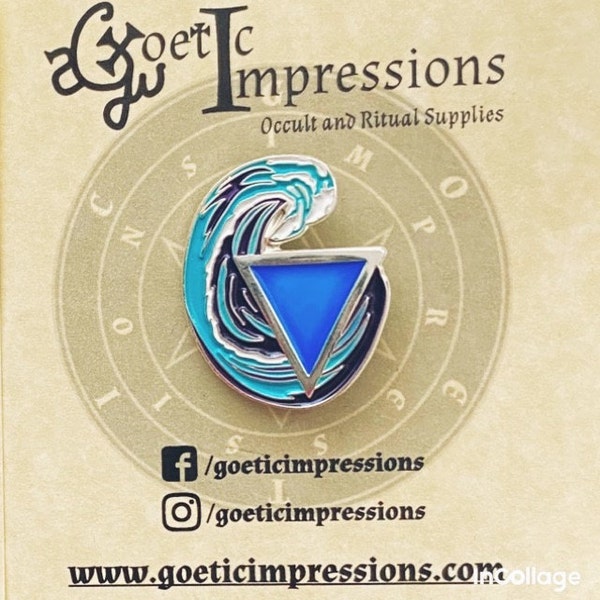 Four Elements Alchemy Enamel Pin Set: Air, Earth, Fire, Water - Etsy
