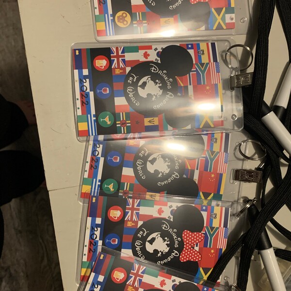 Snack Around the World Passport Lanyard, Kid Friendly Epcot Snacking ...