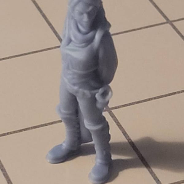 Female Elf Prisoner Escaping 28mm 32mm D&D 3D Resin Printed Miniature ...