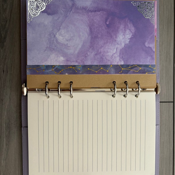 Clear Mini Binder Mini Journal 3 Hole Mini Journal - Etsy