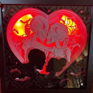 Africa 1 Paper Cut Light Box Shadow Box Night Light - Etsy