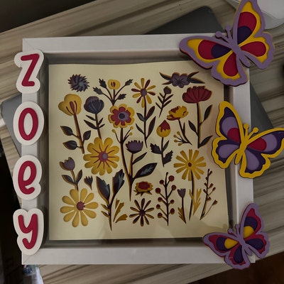 Angel Shadow Box Svg, Angel Shadow Box, Angel Svg, 3d Angel Svg, 3d Svg ...