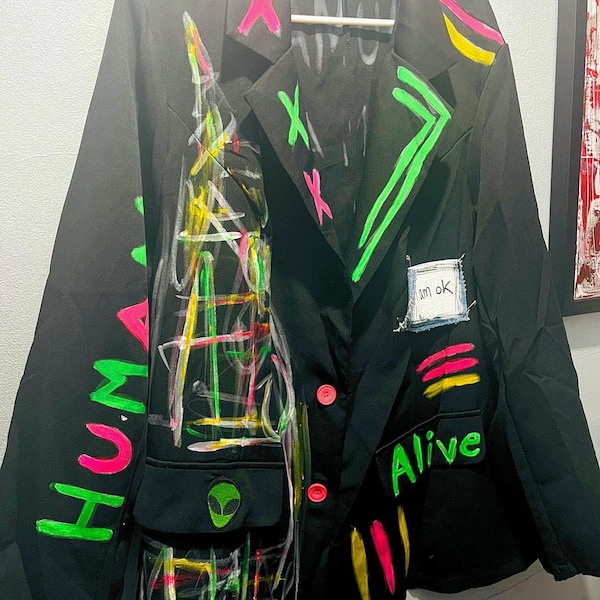 Yellow Jester Leather Clown Choker Neck Piece With Ruffles and Bells ...