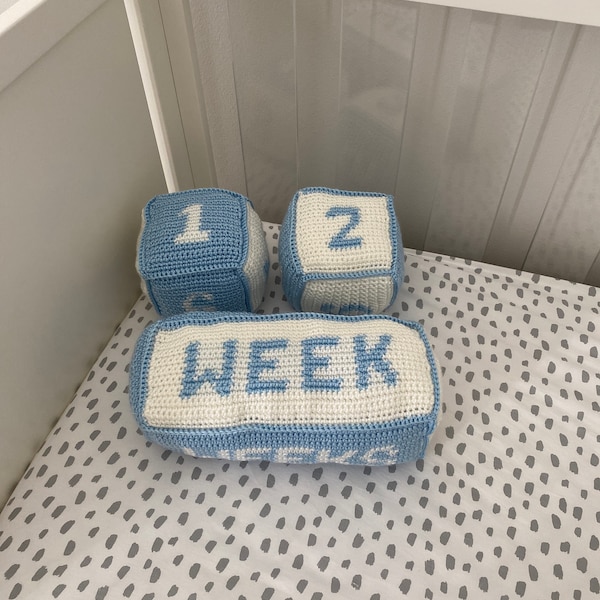 ABC Blocks Crochet Baby Blanket/baby Shower Gift - Etsy