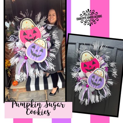 Happy Halloween Wreath Whimsical Halloween Wreath Halloween - Etsy