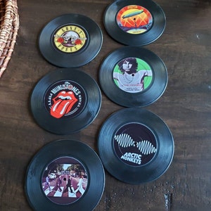 Vintage Record Coasters Easy to Choose Pick and Create Your | Etsy