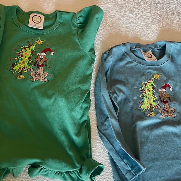 Grinch Dog Max Embroidery Design, Christmas Grinch Embroidery File - 3 ...